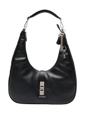 Guess Brooke Chain-charm Tote Bag - Black