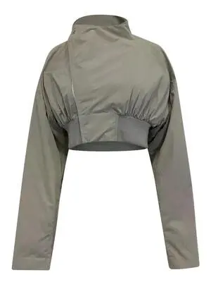Rick Owens Hollywood Cropped Flight Jacket - Grey