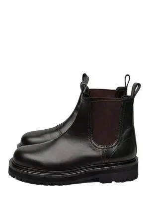Studio Nicholson Kick Leather Boots - Brown