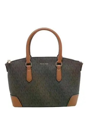 Michael Kors Large Logo Tote Bag - Brown
