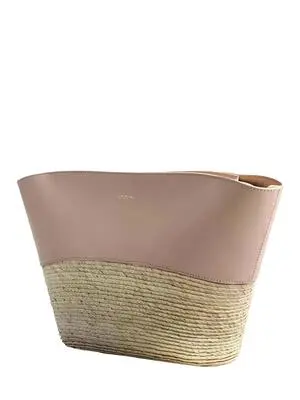 Altuzarra Basket-shape Clutch - Neutrals