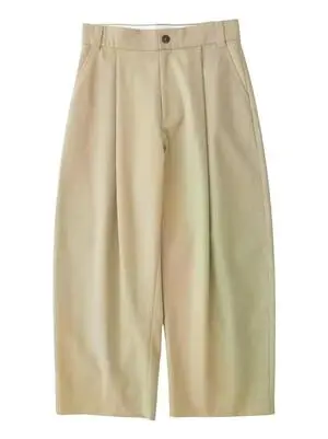 Studio Nicholson Sorte Pleated Trousers - Neutrals