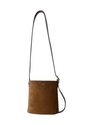 COACH Bleecker 21 Suede Bucket Bag - Brown