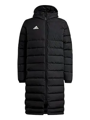 Adidas Logo-detail Padded Coat - Black