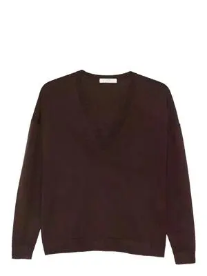 Co V-neck Cashmere Sweater - Brown