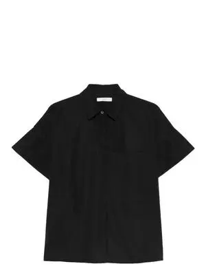 Co Chest-pocket Short-sleeve Shirt - Black