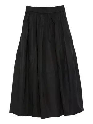 Co A-line Midi Skirt - Black