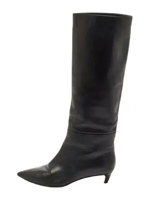 JIMMY CHOO Leather Boots - Black
