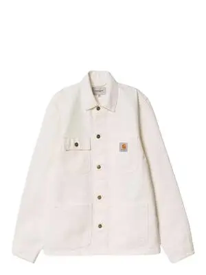 Carhartt Work In Progress Michigan Denim Chore Jacket - White