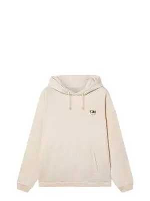 GOLDEN GOOSE Oversized Cotton Hoodie - Beige