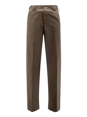 PT TORINO Reworked Michael Deluxe Cotton Trousers - Green