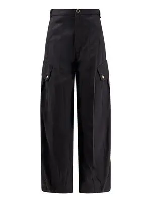 Pinko Rosalin Cotton Trousers - Black