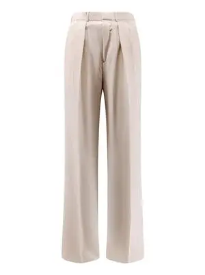 TOM FORD Wool, Cashmere And Silk Trousers - Beige