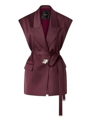 Pinko Satin Blazer - Purple