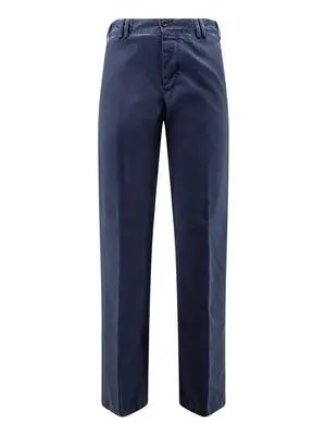 PT TORINO Reworked Michael Deluxe Cotton Trousers - Blue