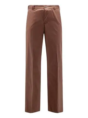 PT TORINO Reworked Michael Cotton Blend Trousers - Brown