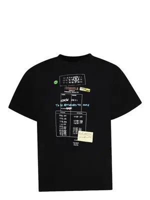 MAISON MARGIELA Library Stamp Tee - Black