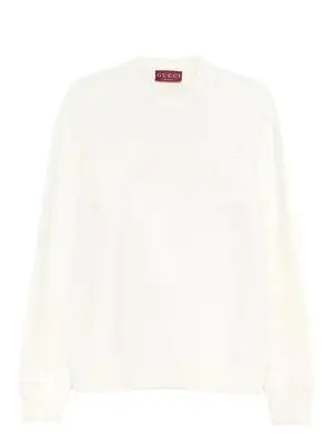 Gucci Logo-detail Sweater - Neutrals