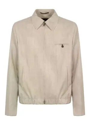 SLOWEAR Virgin Wool Jacket - Neutrals