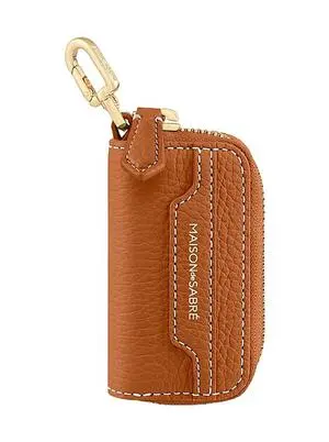 MAISON DE SABRE The Key Case Charm - Pecan Brown