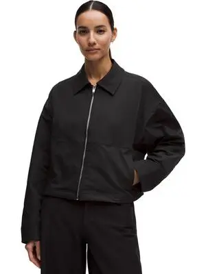 Lululemon Twill Collared Jacket - Black