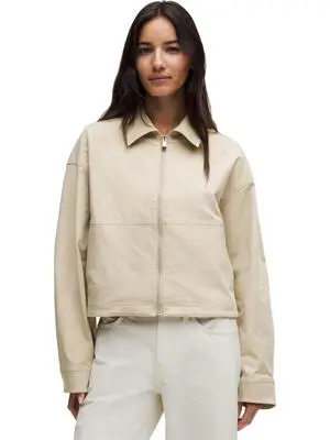 Lululemon Twill Collared Jacket - Trench