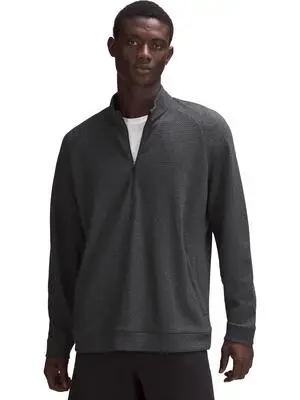 Lululemon Ease The Day Half Zip - Heathered Black/black
