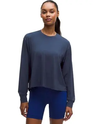 Lululemon All-sport Tie-back Long-sleeve Shirt - Club Blue