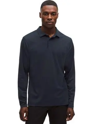 Lululemon Showzero Long-sleeve Polo Shirt True Navy