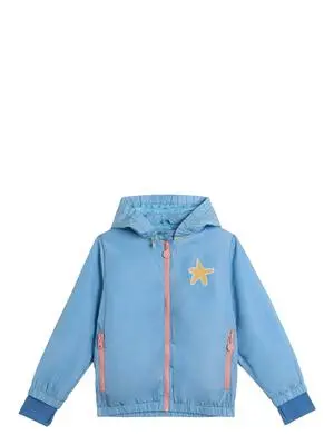 Stella McCartney Jacket With Logo - Azure