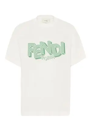 Fendi Logo T-shirt - White