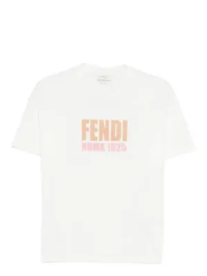 Fendi T-shirt With Logo - White
