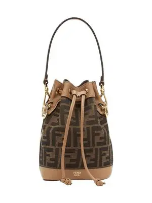 Fendi Mon Tresor Mini Bucket Bag - Brown