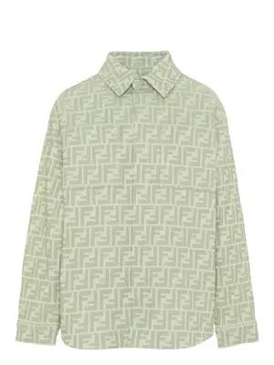 Fendi Shirt With Logo - Green