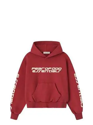 Fear Of God Essentials Classic Hoodie - Crimson