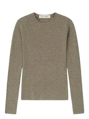 Fear Of God Essentials Waffle Long Sleeve Top - Homestead Heather