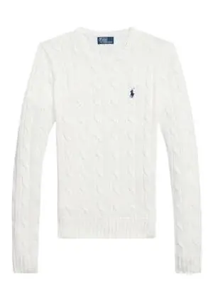 Polo Ralph Lauren Pima Cotton Julianna Long Sleeve Pullover - White