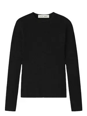 Fear Of God Essentials Waffle Long Sleeve Top - Vintage Black