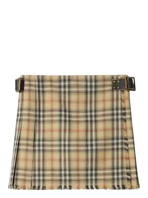 Burberry Skye Skirt - Sand Ip Check