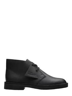 Clarks Originals Desert Boot - Black Leather