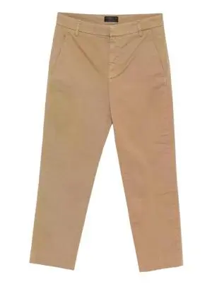 DONDUP Cropped Trousers - Neutrals