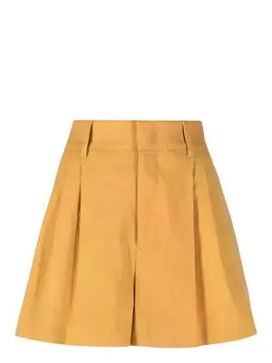 Red Valentino High-waisted Tailored Shorts - Yellow