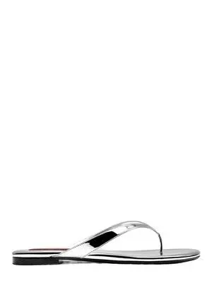 SIMONMILLER Riviera Flat Sandals Silver