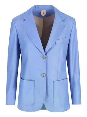 Max Mara Single-breasted Blazer - Blue