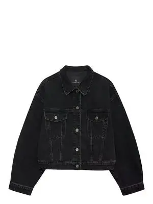 ANINE BING Quincy Button-Up Jacket Black