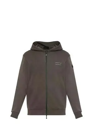 Moncler Zip-up Hoodie - Brown