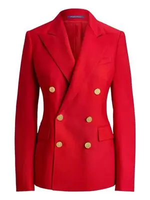 Ralph Lauren Camden Double-breasted Blazer - Red