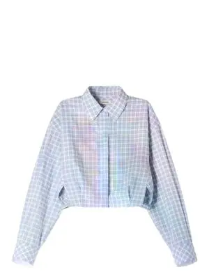 Sandro Check-pattern Shirt - Blue