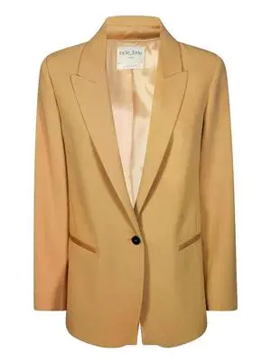 FORTE_FORTE Satin Jacket - Yellow