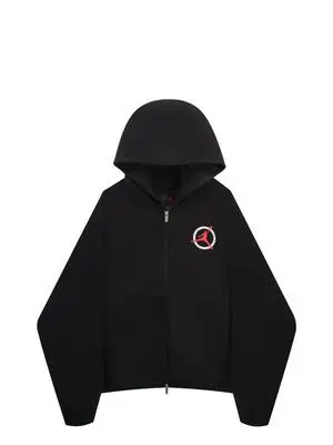 JORDAN Flight Club Fleece Zip Hoodie - Black